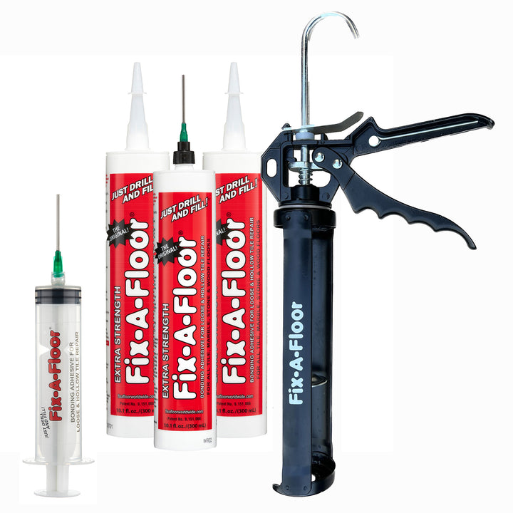 Porcelain, Ceramic & Loose Floor Tile Repair Kit – Fix-A-Floor